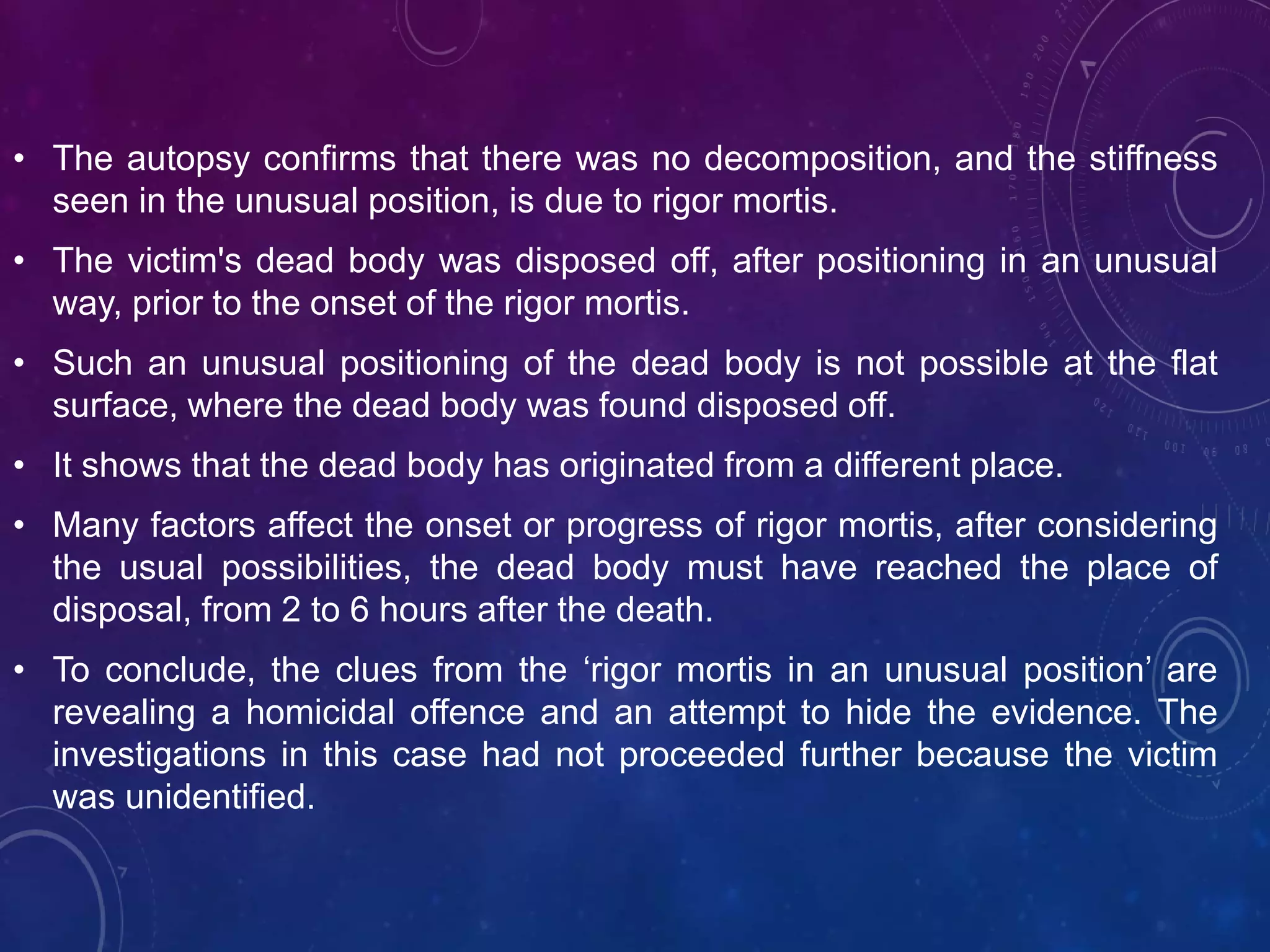 Rigor mortis ppt | PPTX