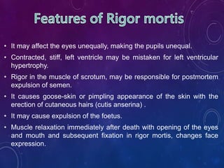 Rigor mortis ppt | PPTX
