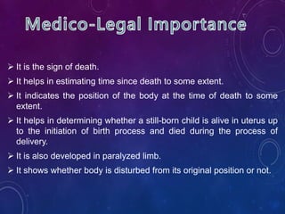 Rigor mortis ppt | PPTX