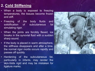 Rigor mortis ppt | PPTX