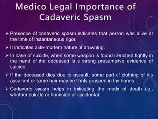 Rigor mortis ppt | PPTX