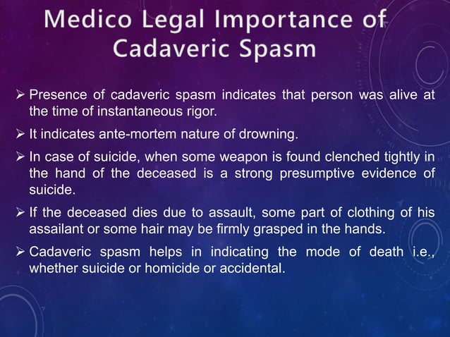 Rigor mortis ppt | PPTX