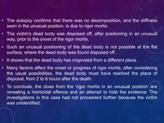 Rigor mortis ppt | PPTX