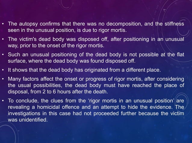 Rigor mortis ppt | PPTX