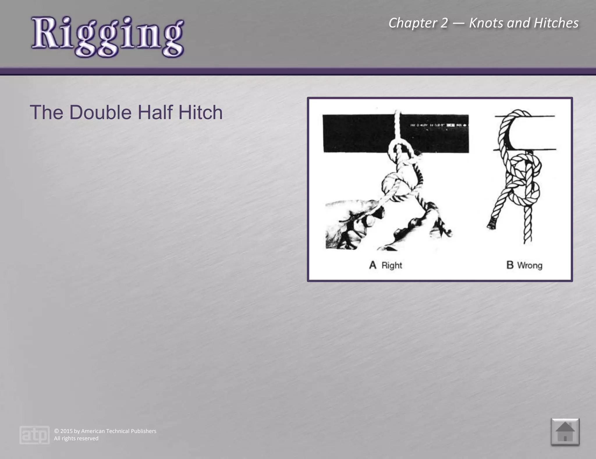 Ua Rigging Chapter 2 knots and hitches | PPT