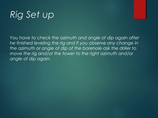 Rig set up | PPT