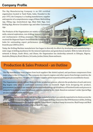 Rig Manufacturing Companies | PDF | Manufacturing Industry | Industries