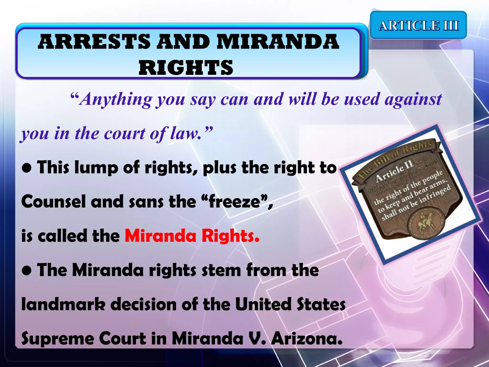 Rigths of accused | PPT