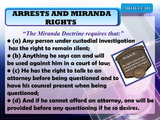 Rigths of accused | PPT