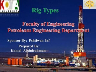 Rig types. | PPTX