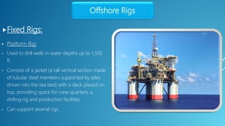 Rig types and components | PPTX