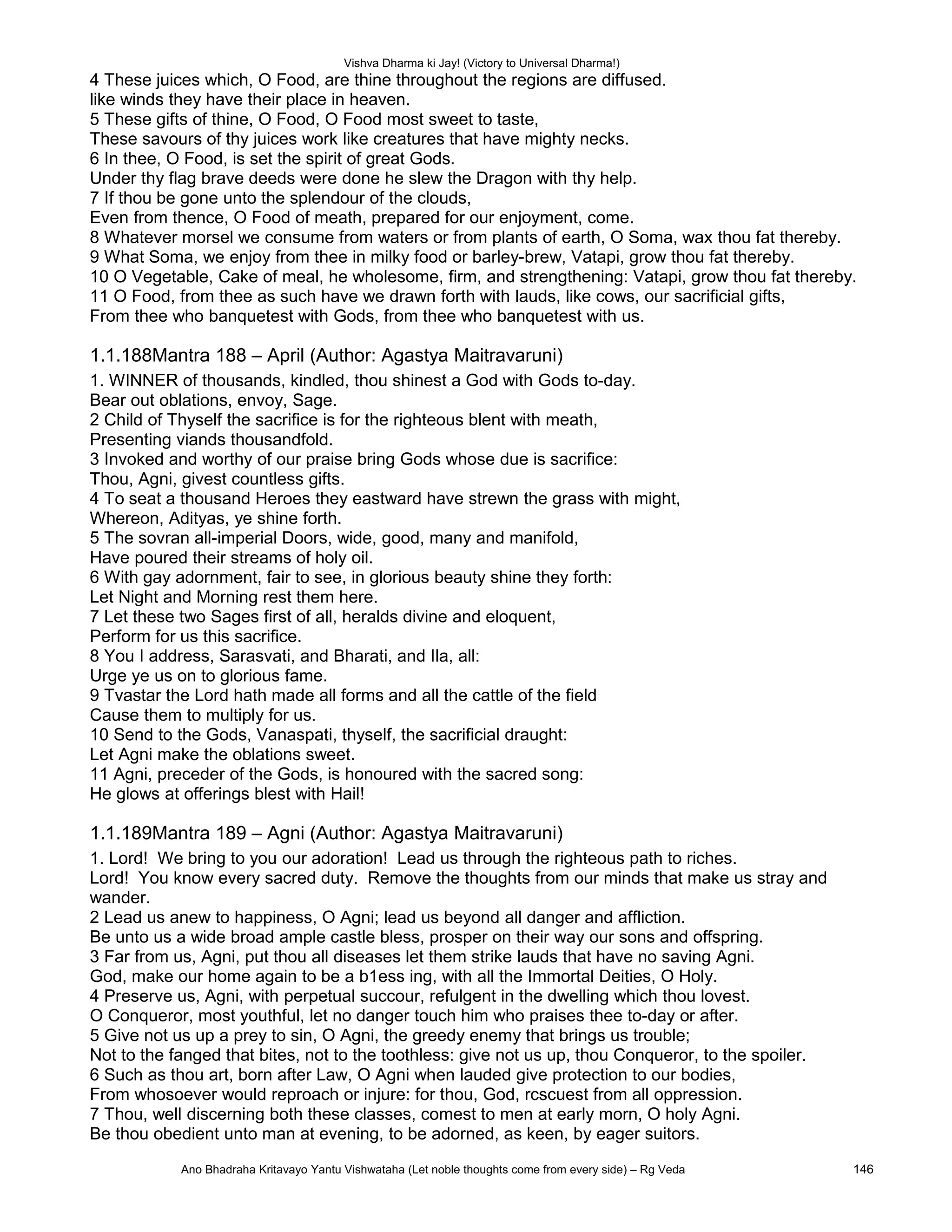 Rigveda meaning a2 c5 | PDF