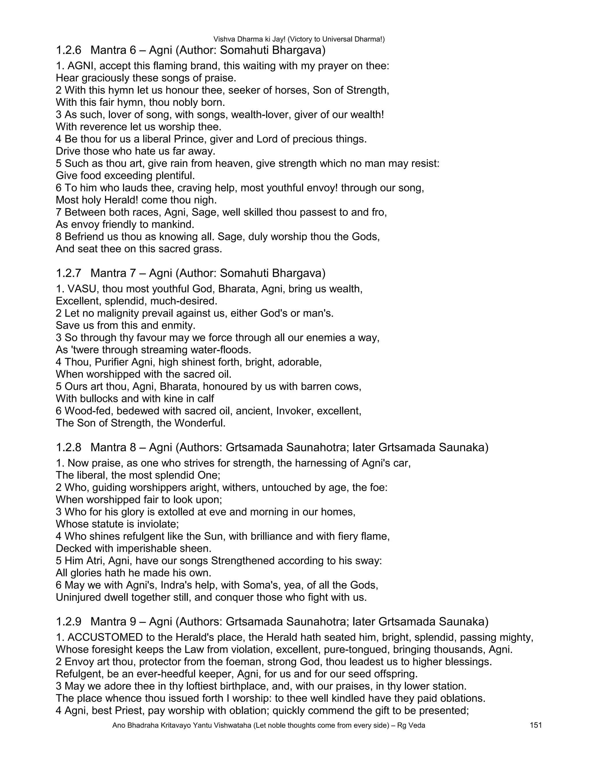 Rigveda meaning a2 c6 | PDF