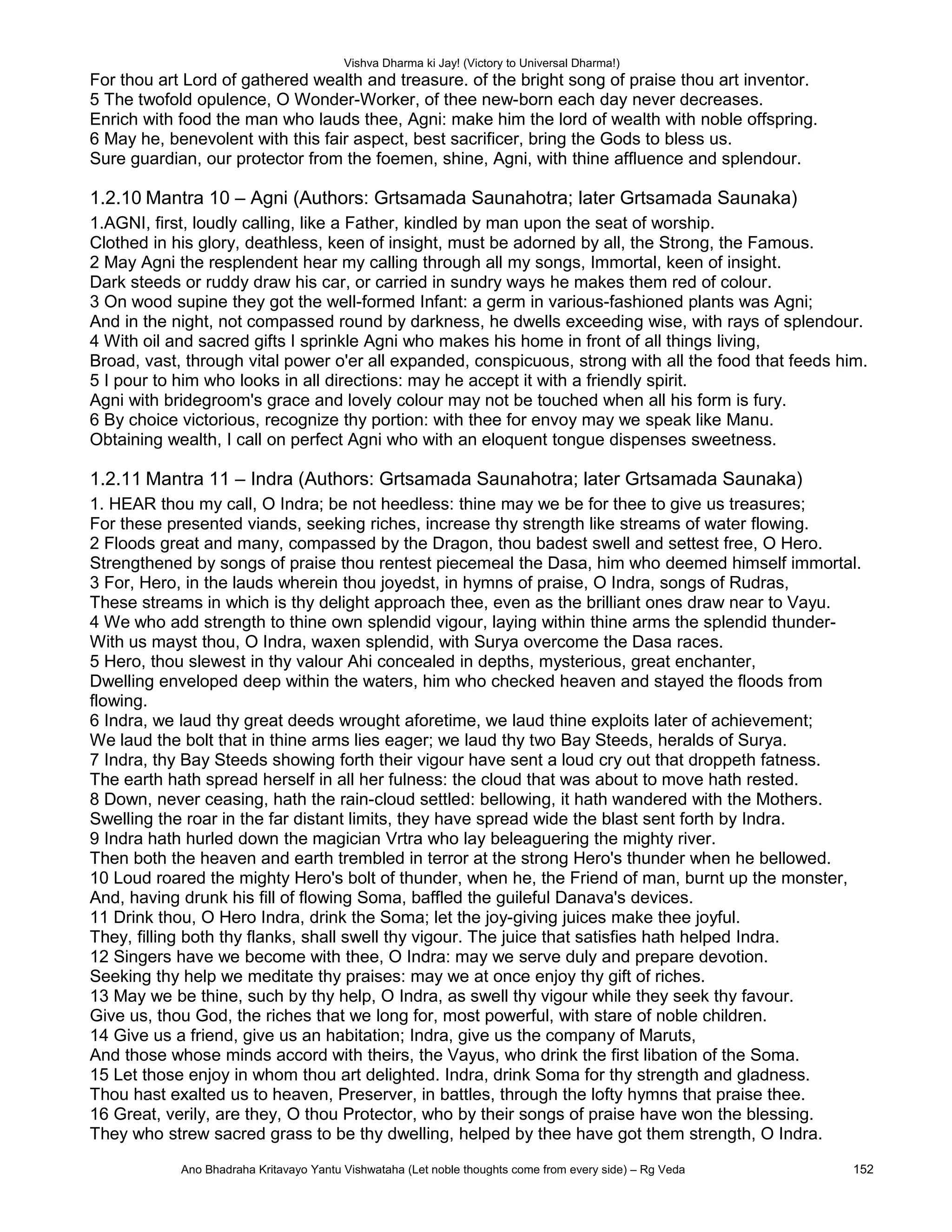 Rigveda meaning a2 c6 | PDF