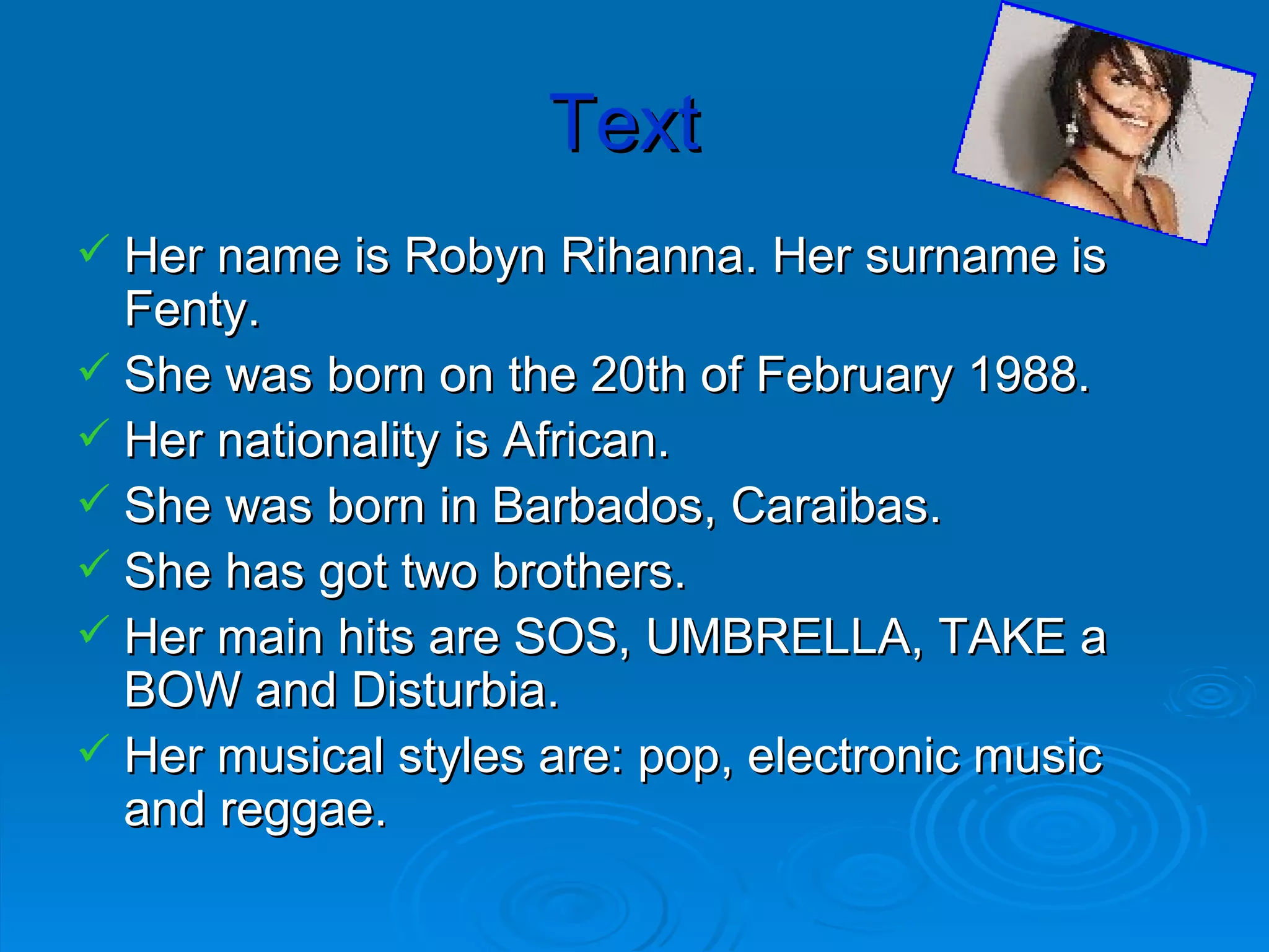 Rihanna | PPT
