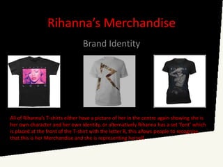 Rihanna brand identity | PPTX