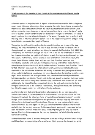 Rihanna loud album essay | PDF | Free Download