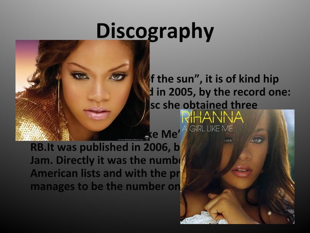 Rihanna presentación powerpoint | PPT