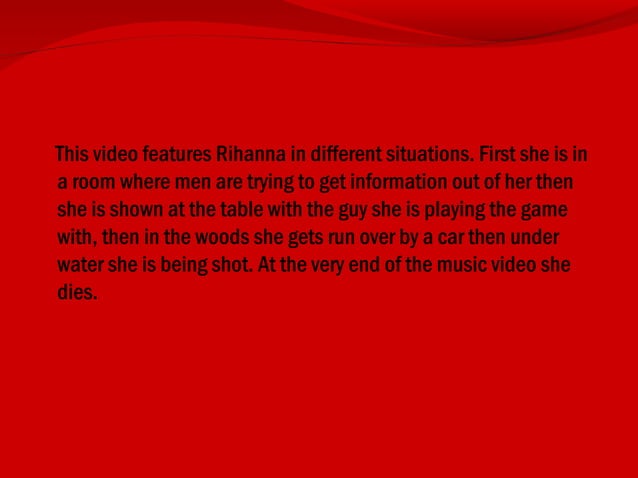 Rihanna russian roulette slideshow | PPT