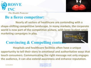 RIHMS proven rules for effective hospital marketing | PPT