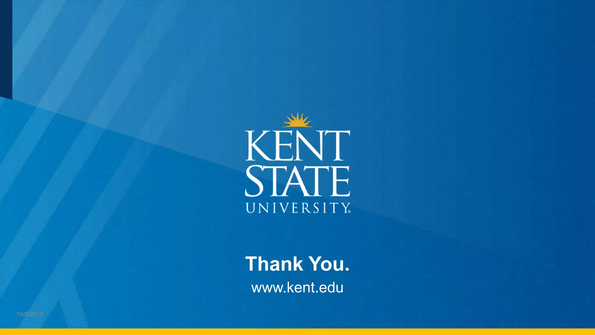 Kent State Business Presentation | PPT