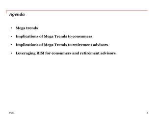 Mega Trends and Implications to Retirement | PDF