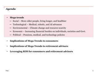Mega Trends and Implications to Retirement | PDF
