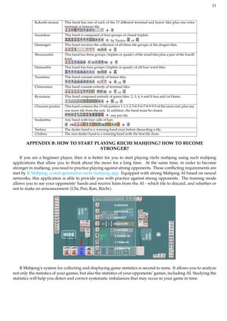 Rules of Japanese Mahjong (Riichi Mahjong) | PDF