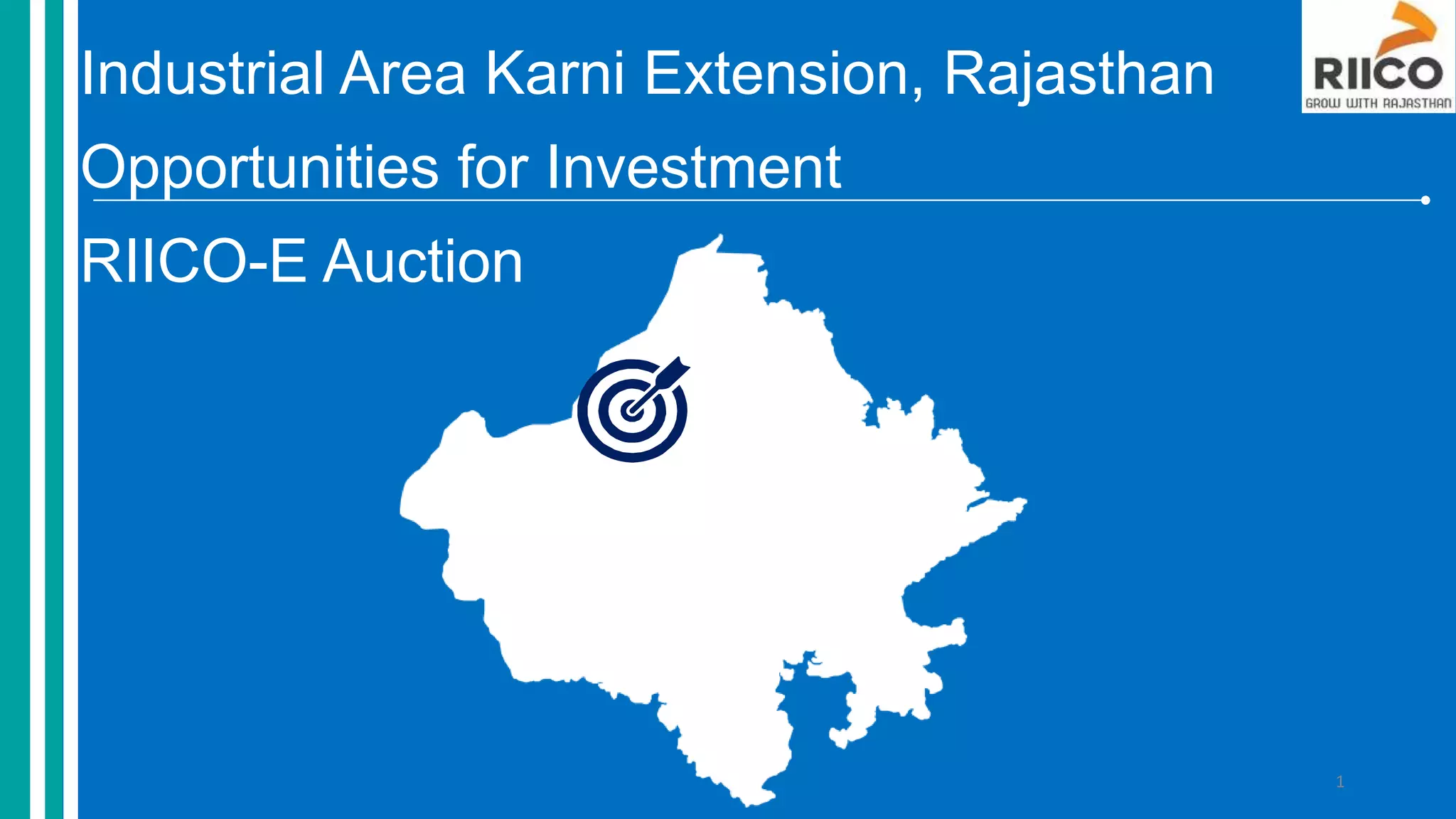 RIICO industrial area Karni Extension, Bikaner, Rajasthan | PPTX