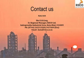 RIICO industrial area Kuber Extension, Ranpur, Kota, Rajasthan | PPT