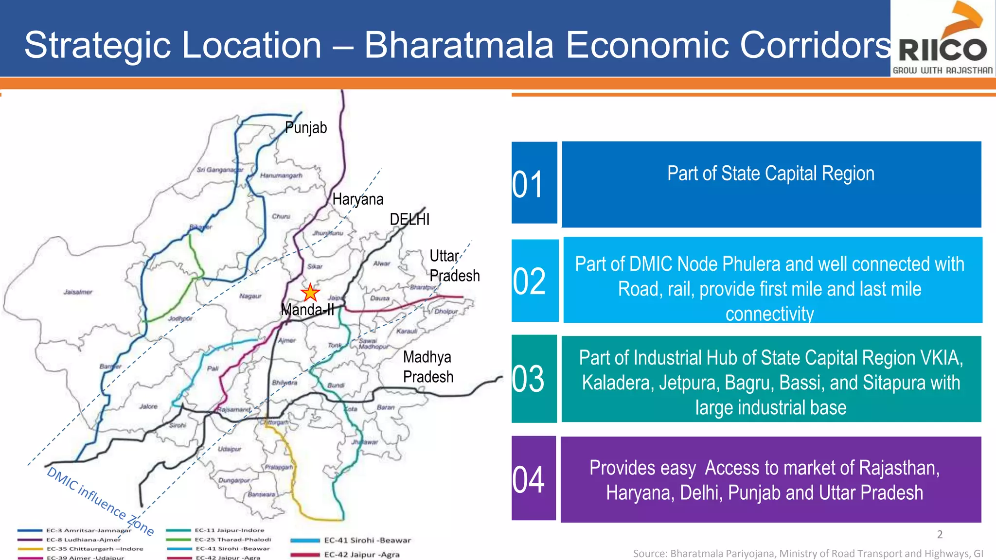 RIICO industrial area Manda Phase II, Jaipur, Rajasthan | PPTX