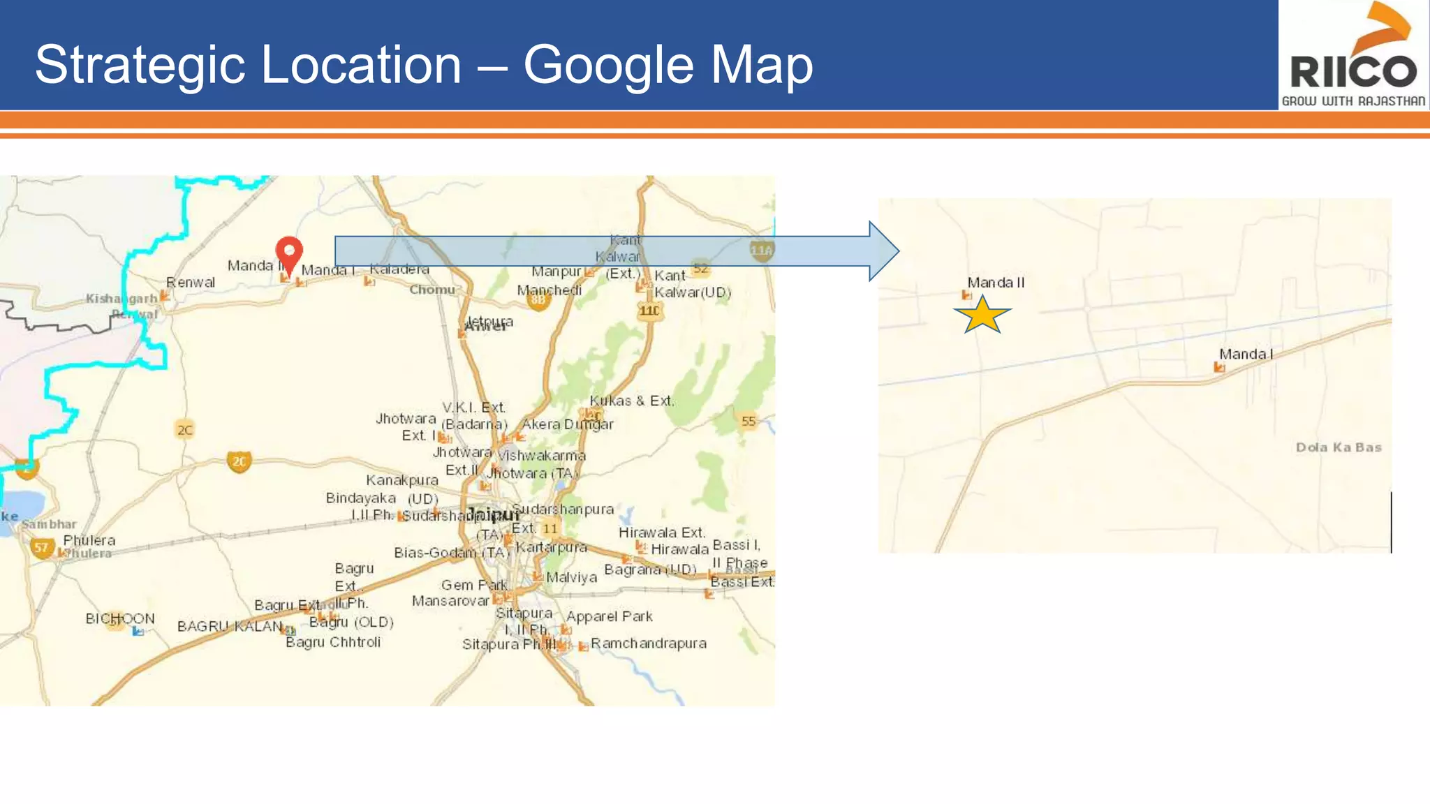 RIICO industrial area Manda Phase II, Jaipur, Rajasthan | PPTX