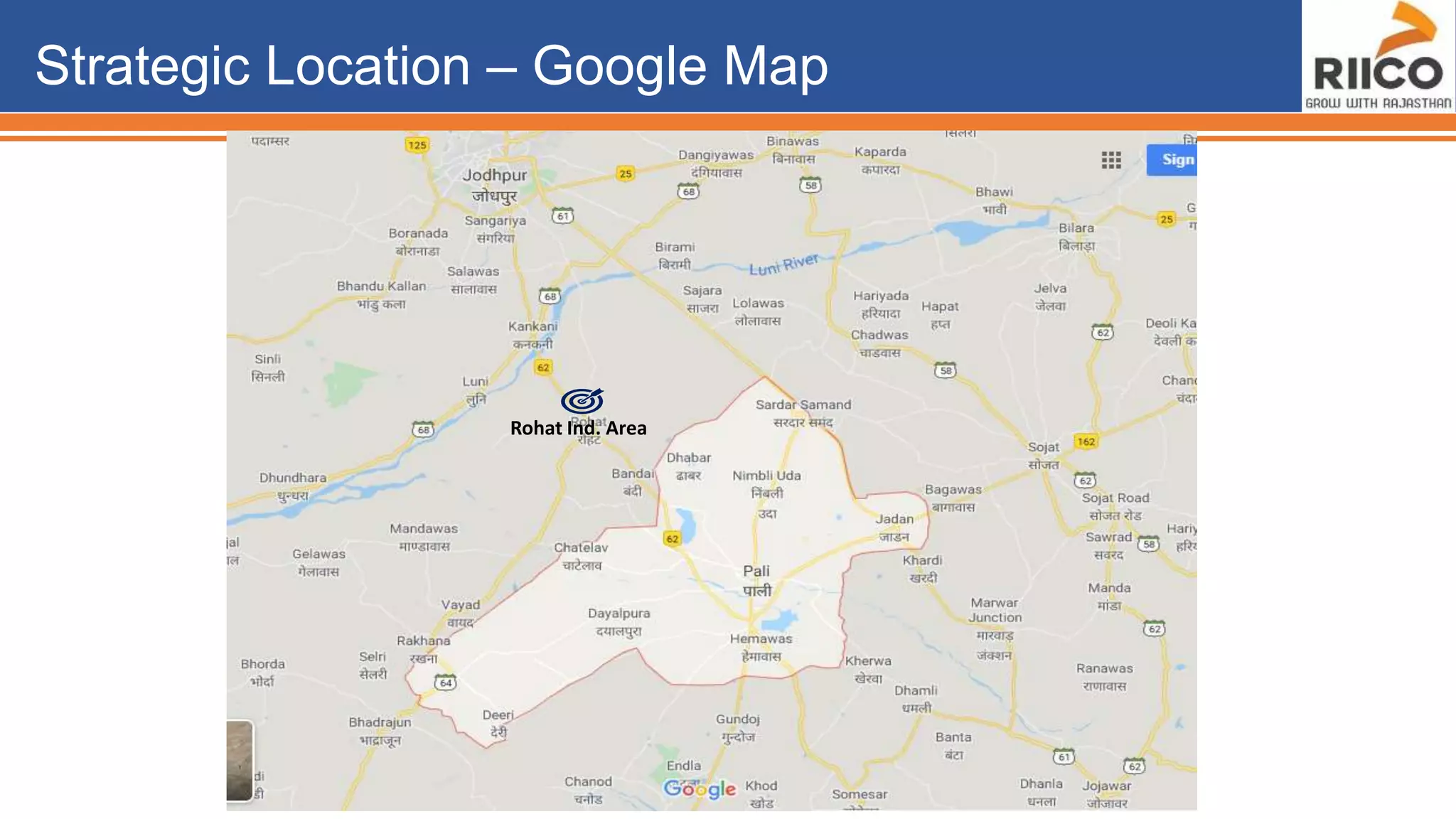 RIICO industrial area Rohat, Pali, Rajasthan | PPTX