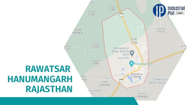 Riico Rawatsar Industrial Area Hanumangarh | Industrial Area Rawatsar - Industrialplot.com