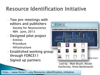Resource Identification Initiative | PPTX