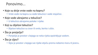 RIJEKE U HRVATSKOJ.pptx rijejčni slivovi | PPTX
