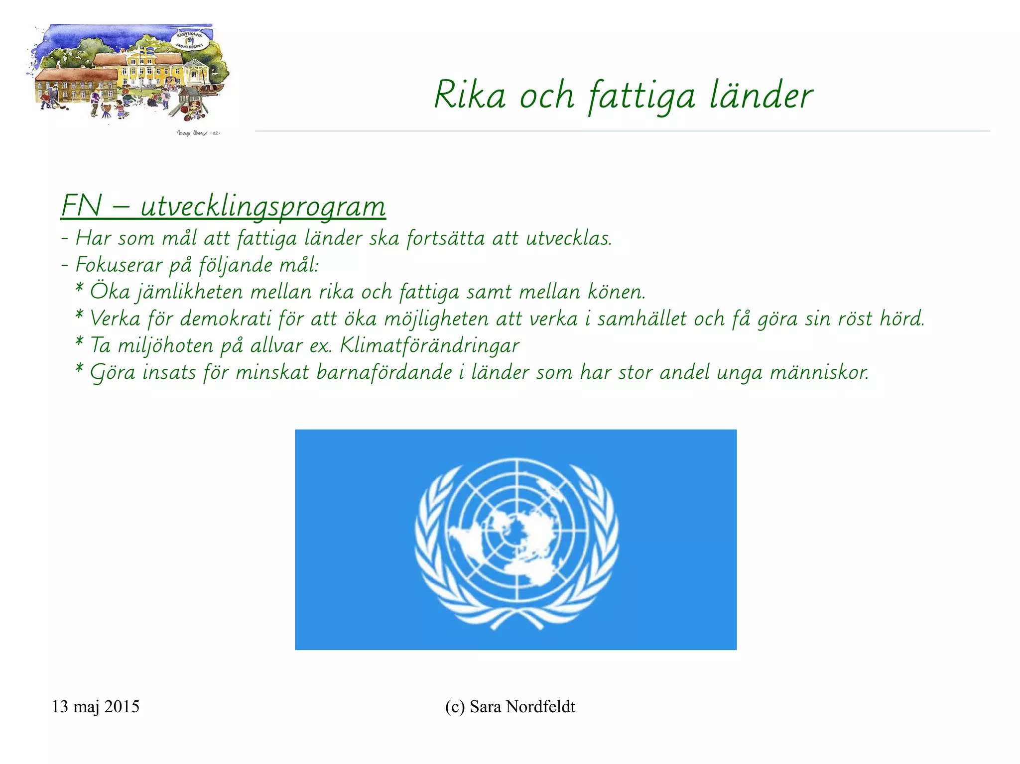 Geografi- Rika och fattiga länder | PDF