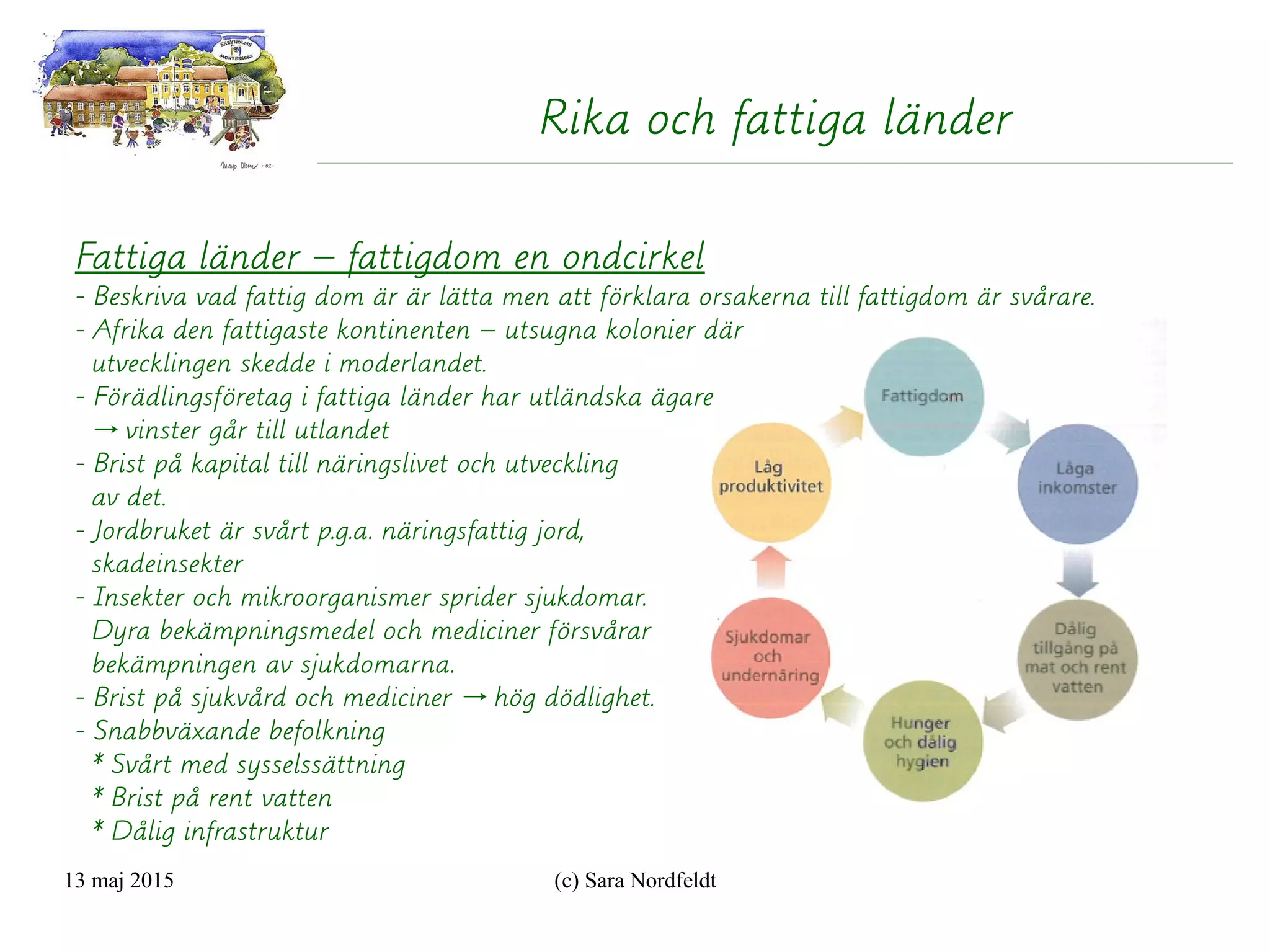 Geografi- Rika och fattiga länder | PDF