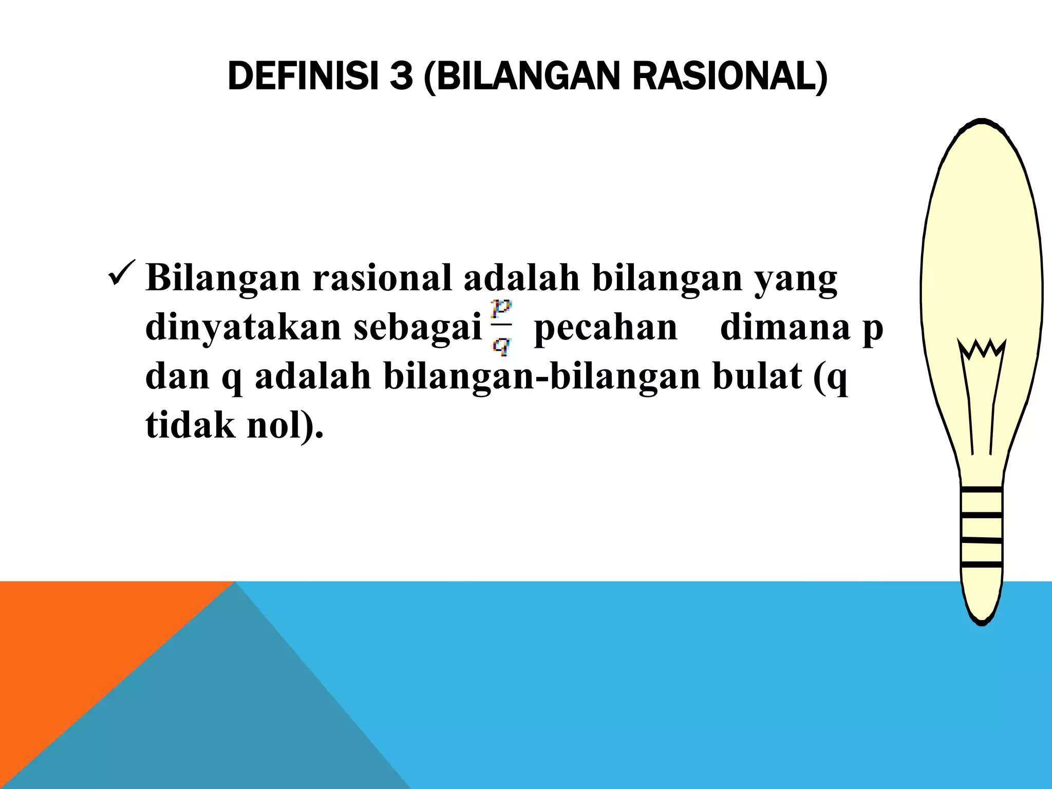 Rika puspitasari 1830206115 bilangan rasional | PPT