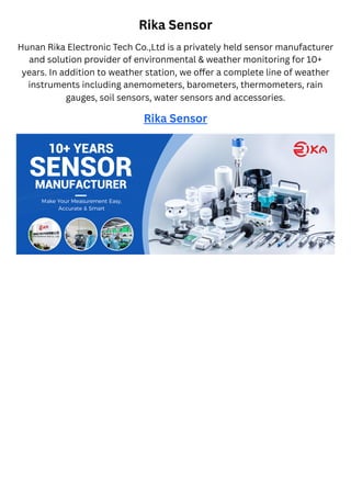 Rika Sensor.pdf Rika Sensor Rika Sensor Rika Sensor | PDF