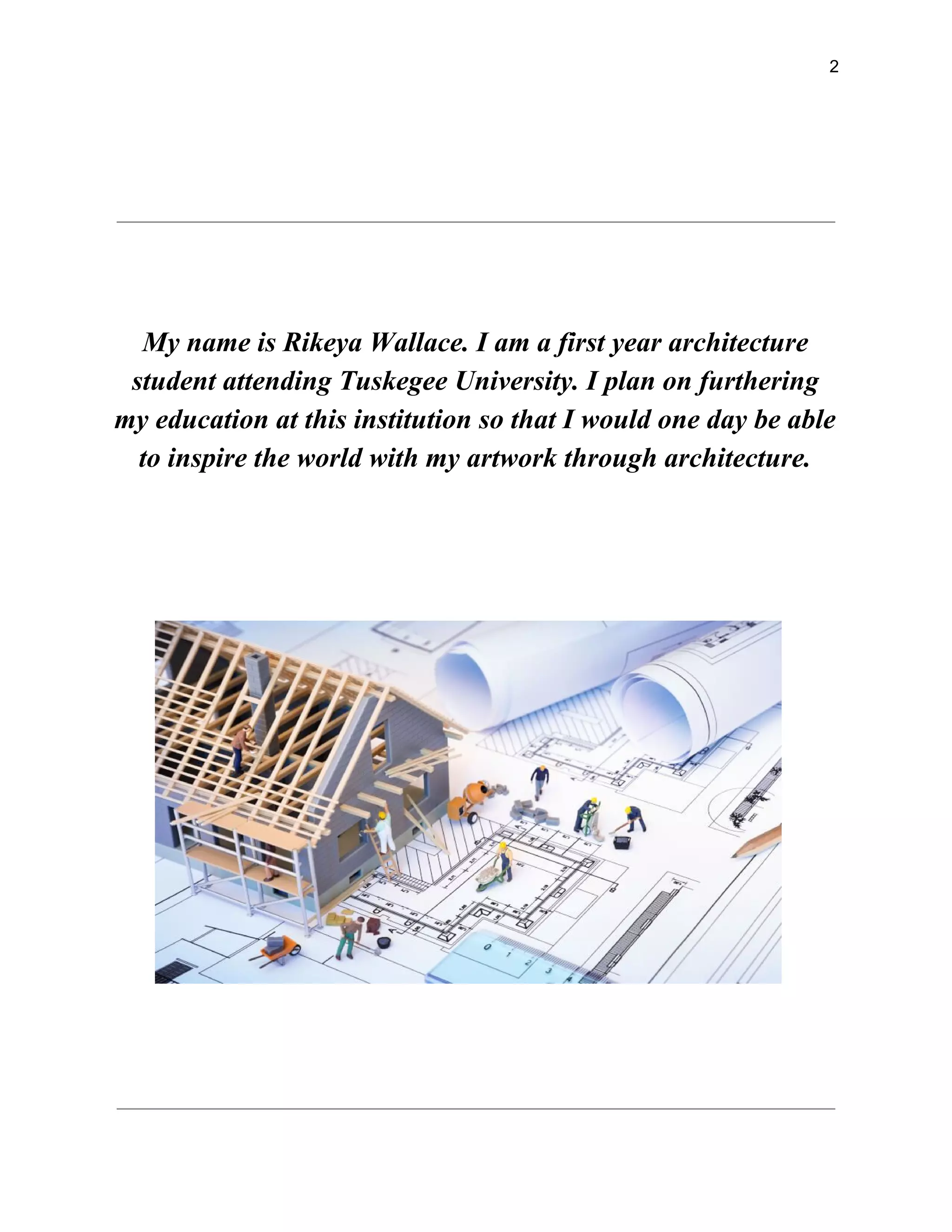 Rikeya wallace portfolio arch 101 | PDF