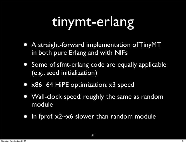 Erlang, random numbers, and the security: London Erlang User Group Ta…