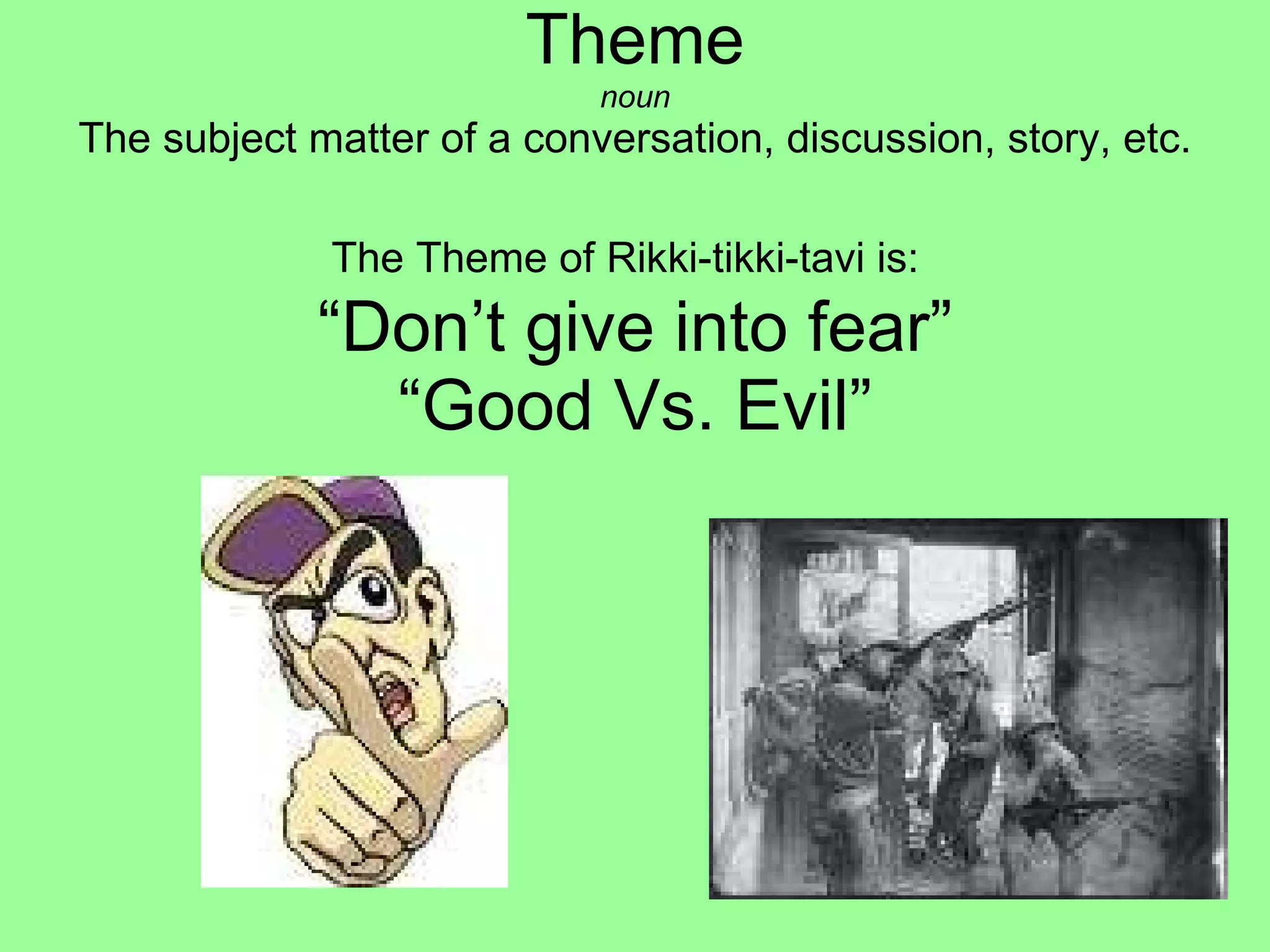 Rikki tikki-tavi Vocabulary | PPT