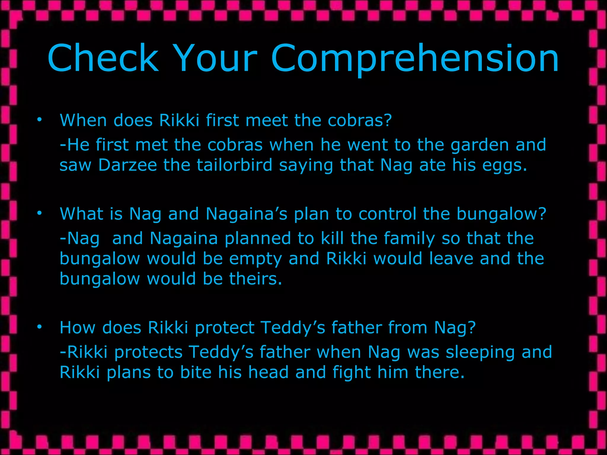 Rikki Tikki Tavi 2 Ppt. | PPT