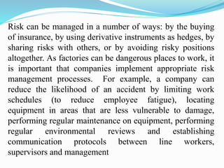 Risk management in finance | PPTX
