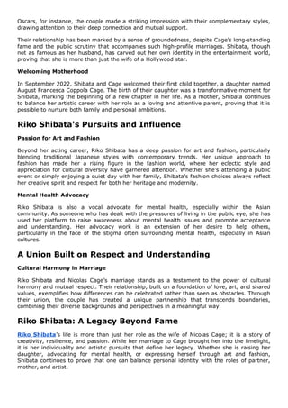 Riko Shibata_ Life, Love, and Legacy as Nicolas Cage's Wife.docx