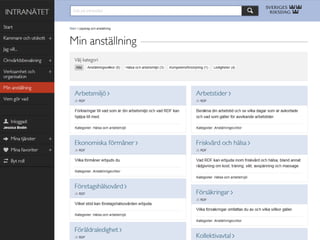 Riksdagens nya intranät - relevant genom rollstyrning | PDF