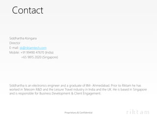 Riktam technologies company profile + portfolio | PDF
