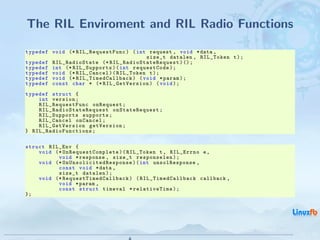 RIL and Android Telephony | PDF