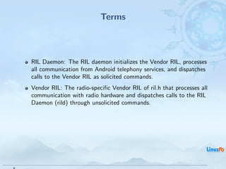 RIL and Android Telephony | PDF